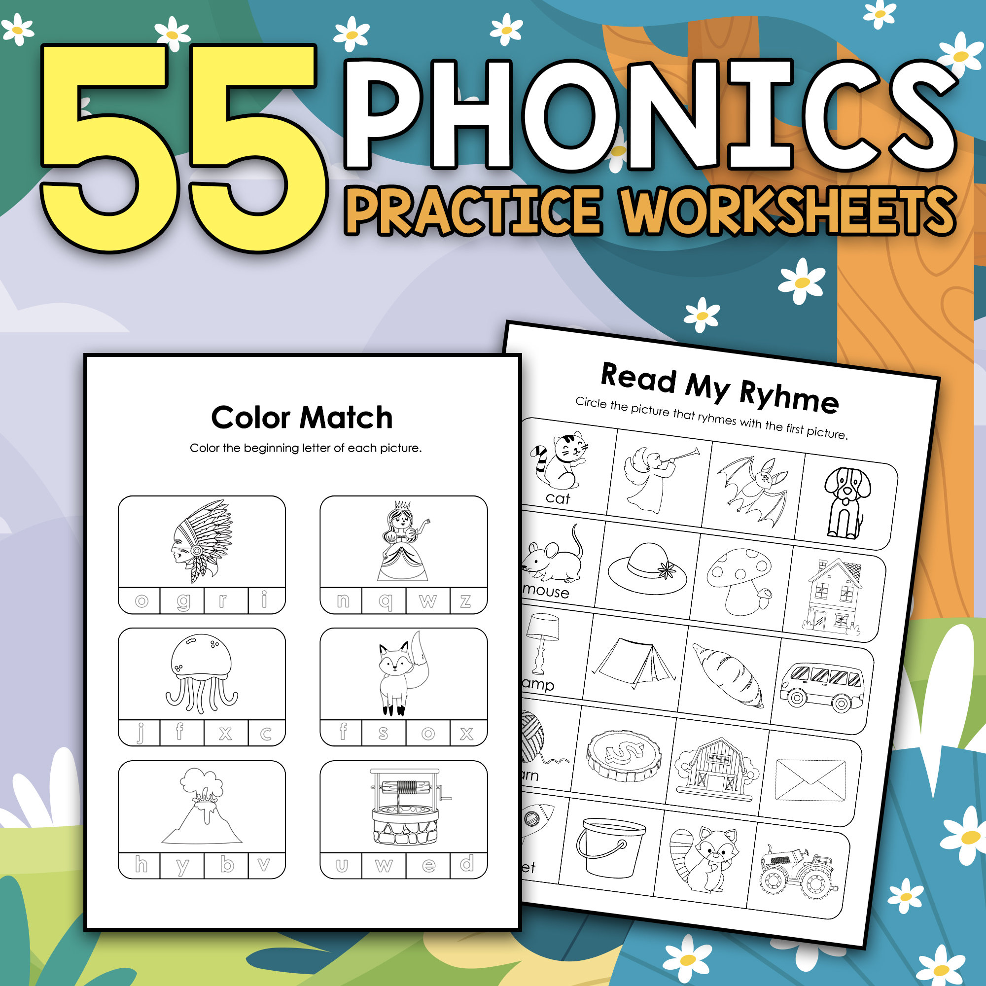 BEST VALUE Phonics Workbook for 2nd Grade Practice Guide for Ages 7-8 ...