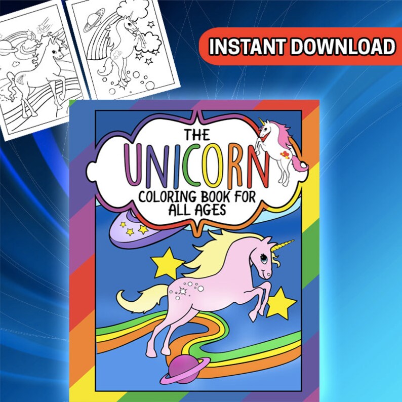 BEST VALUE 30 Unicorn Coloring Pages Instant Download Unicorn Coloring ...