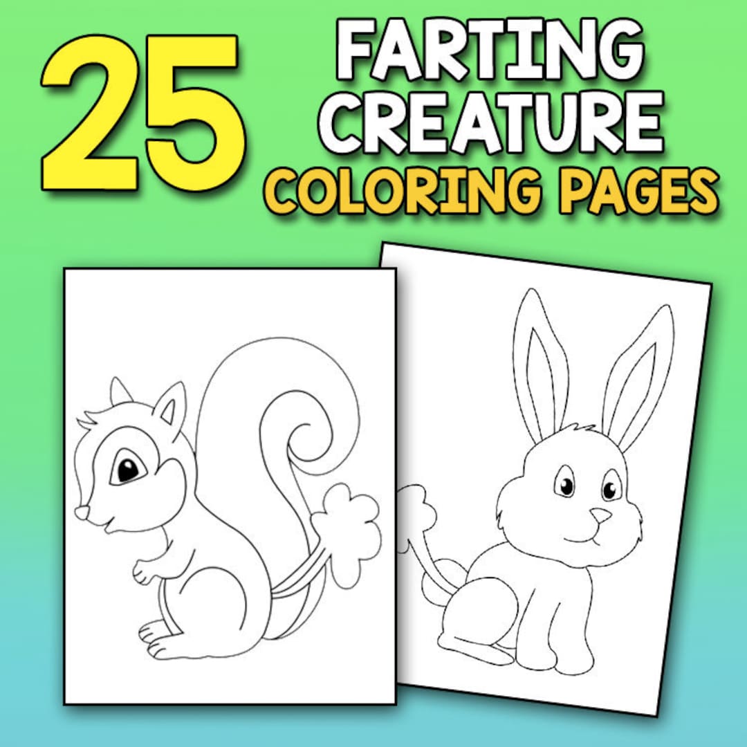 BEST VALUE 25 Farting Creature Coloring Pages the Farting Animal ...