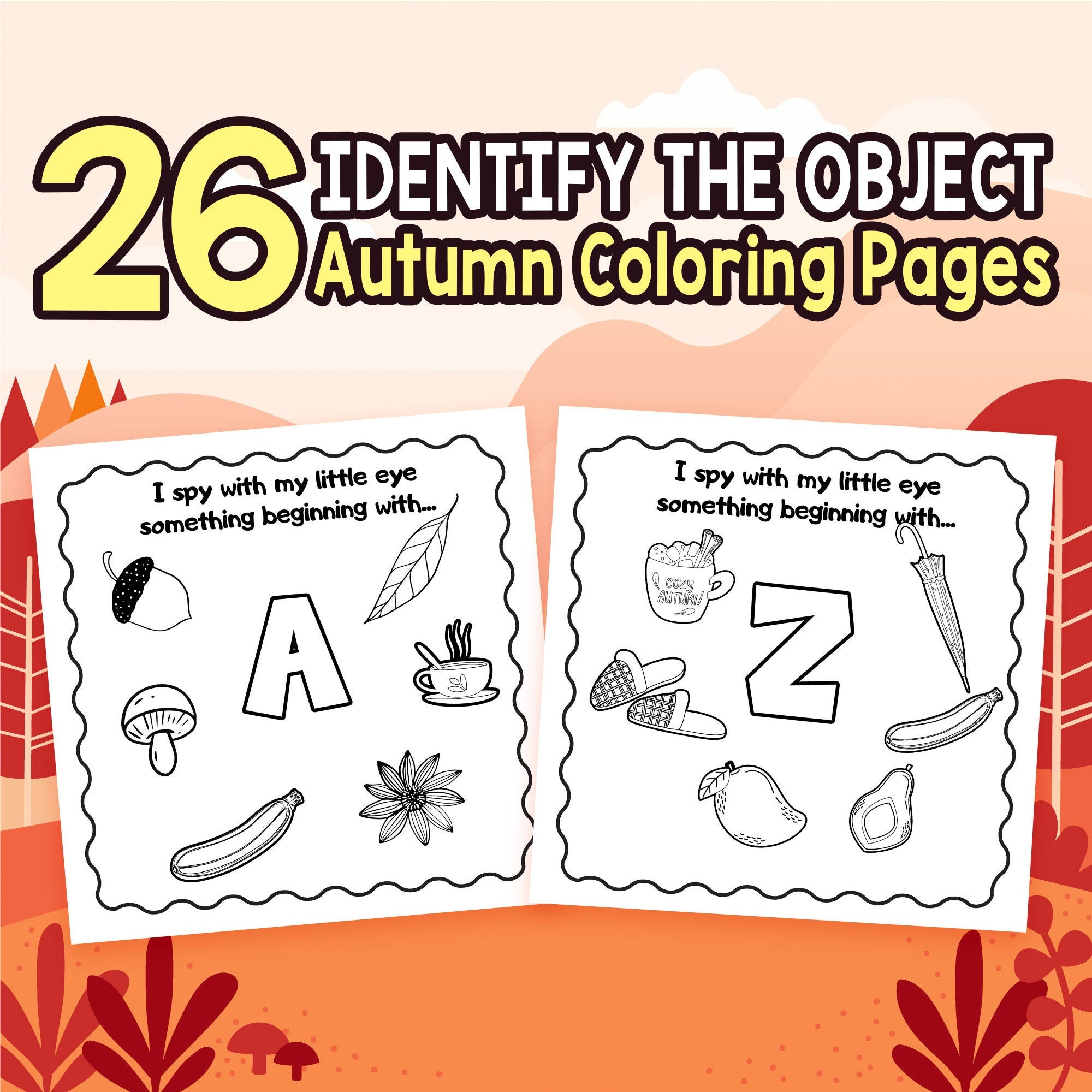 BEST VALUE I Spy With My Little Eye Autumn Great for Kids Ages 2-5 ...