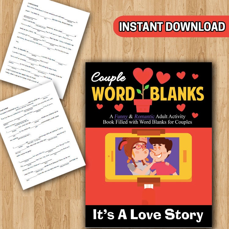 BEST VALUE 40 Couple Word Blanks: A Funny and Romantic Adult Activity ...