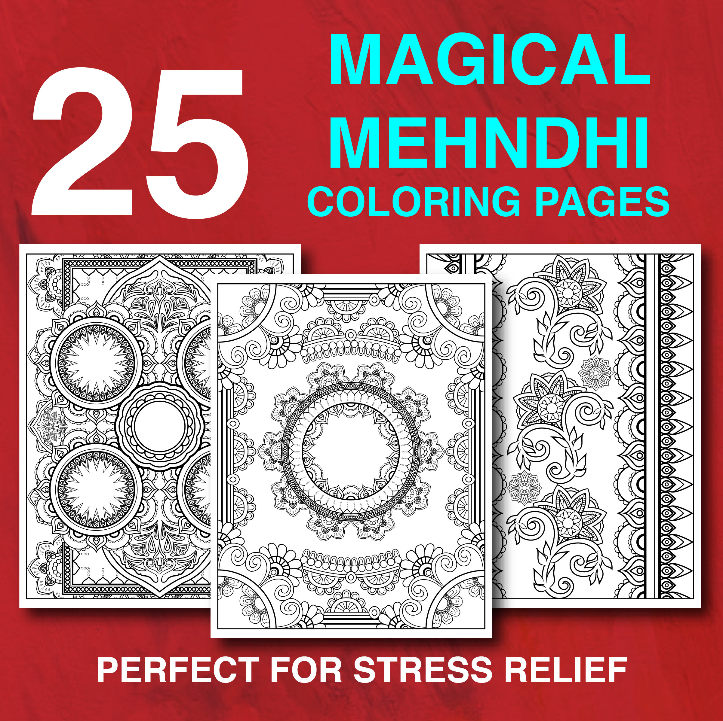 Henna Coloring Pages