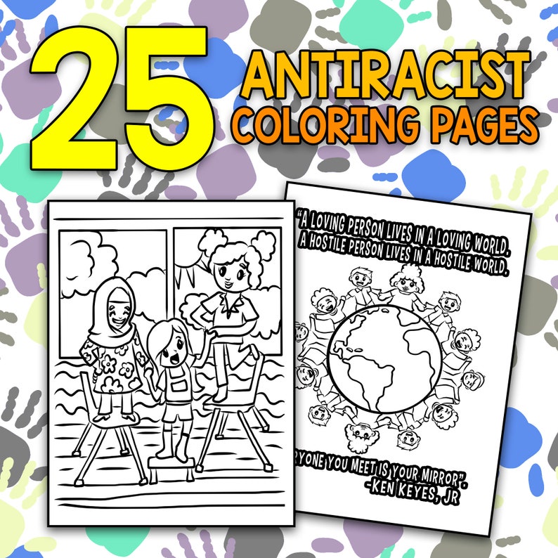 BEST VALUE Together We Rise Coloring Book an Anti-racist Printable ...