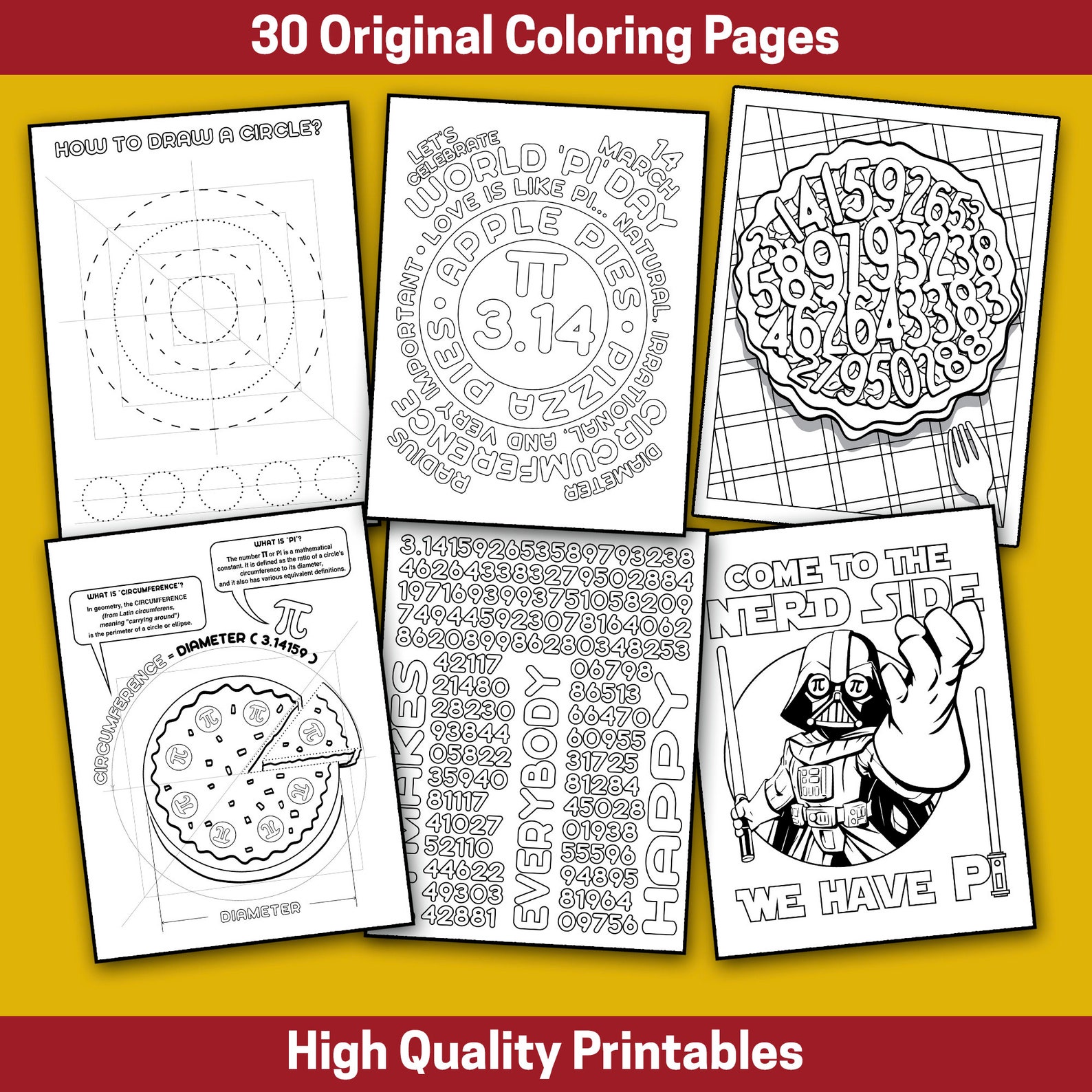 BEST VALUE 30 Pie & Play - Instant Download Happy Pi Day Celebration ...