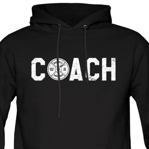 Weightlifting Coach Hoodie Powerlifting Bodybuilding Coach | Etsy