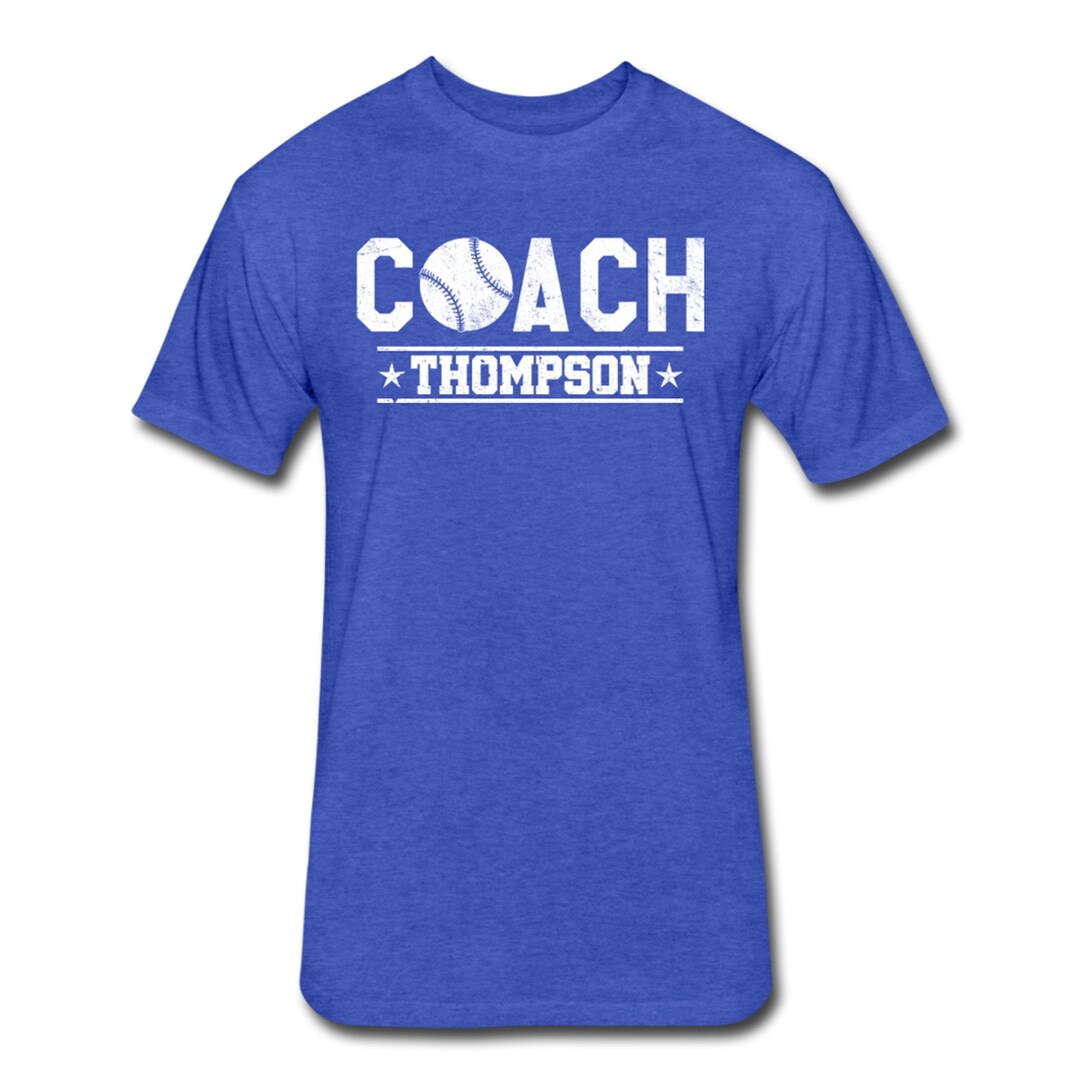 Personalized Baseball Coach Shirt With Coach's Name - Personalized ...