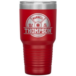 Personalized Weightlifting Tumbler Cup - Weightlifting Gift ...