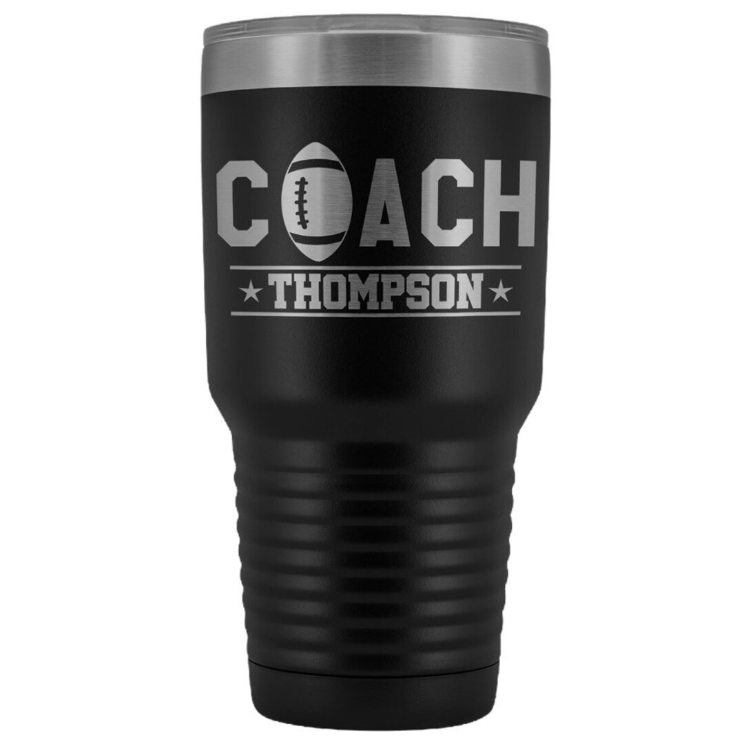 Personalized Football Coach Tumbler Cup Personalized Football Coach ...