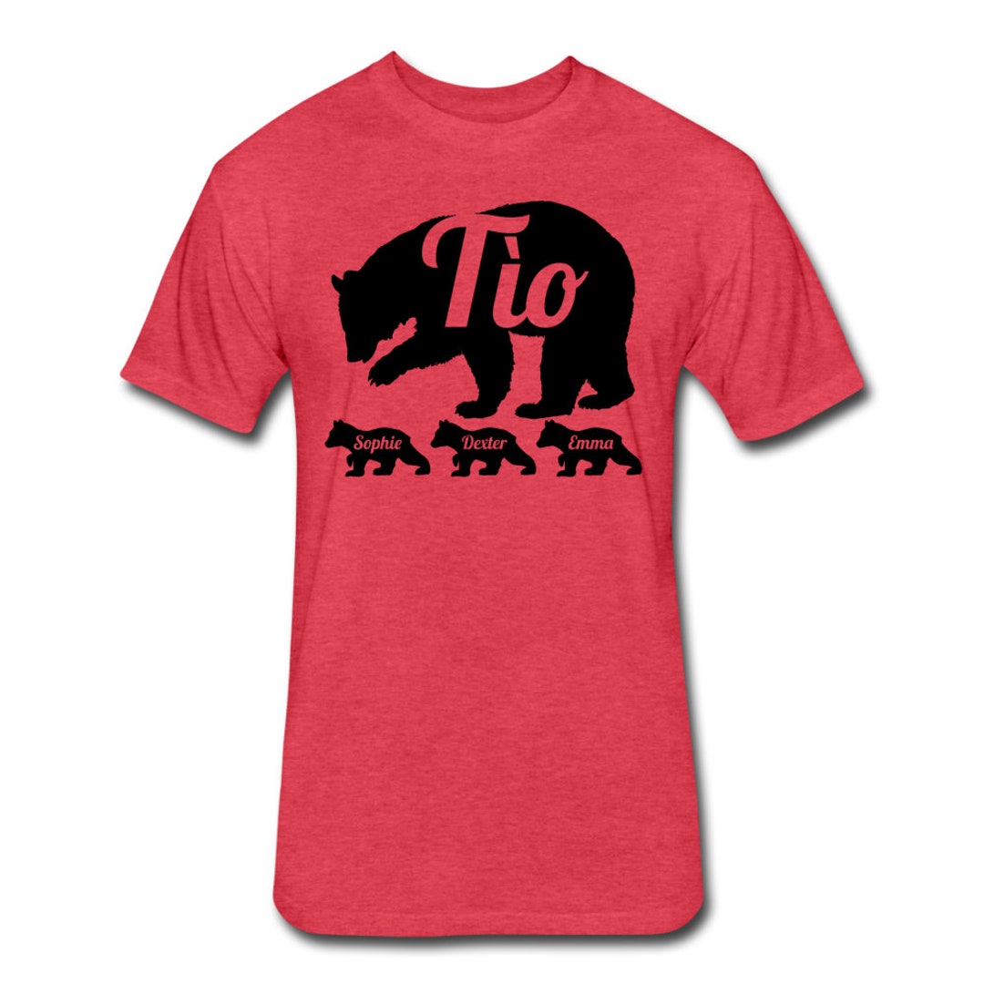 Personalized Tìo Bear Shirt With Niece and Nephew Names Tio Shirt - Tio ...