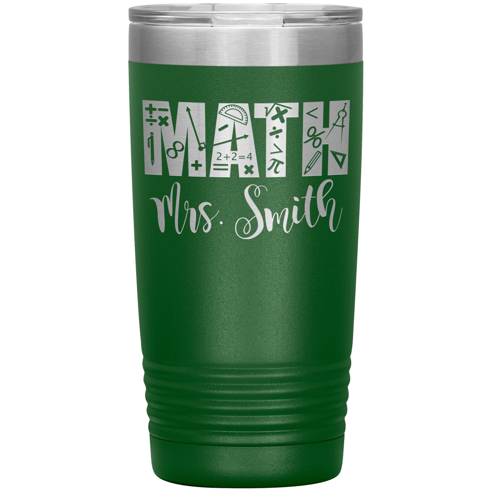 Personalized Math Teacher Tumbler Cup - Personalized Math Teacher Gift ...