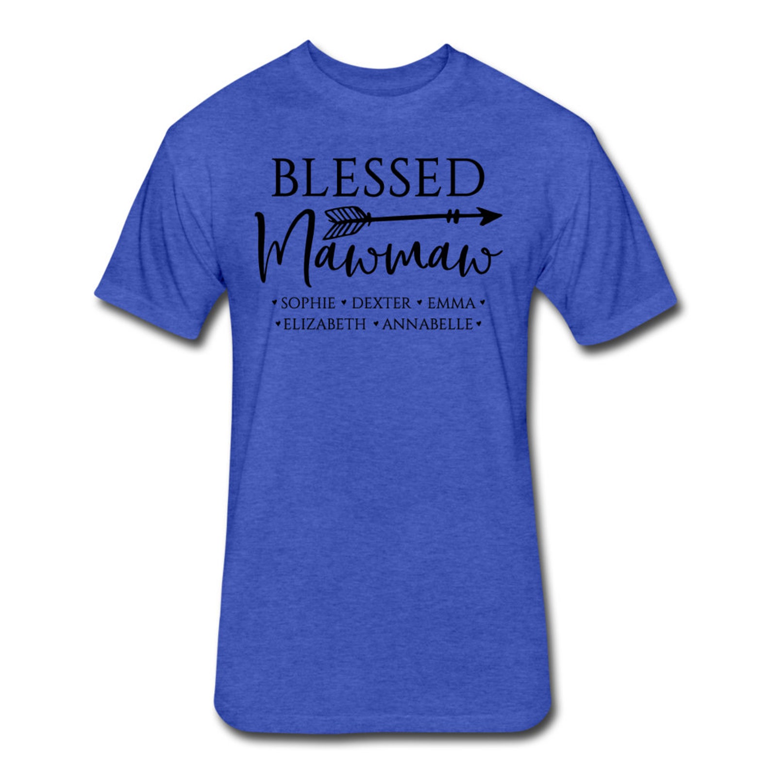Personalized Mawmaw Shirt Blessed Mawmaw Shirt With - Etsy