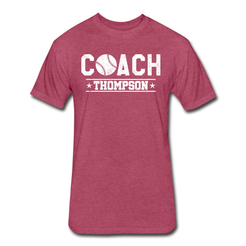 Personalized Baseball Coach Shirt With Coach's Name - Personalized ...