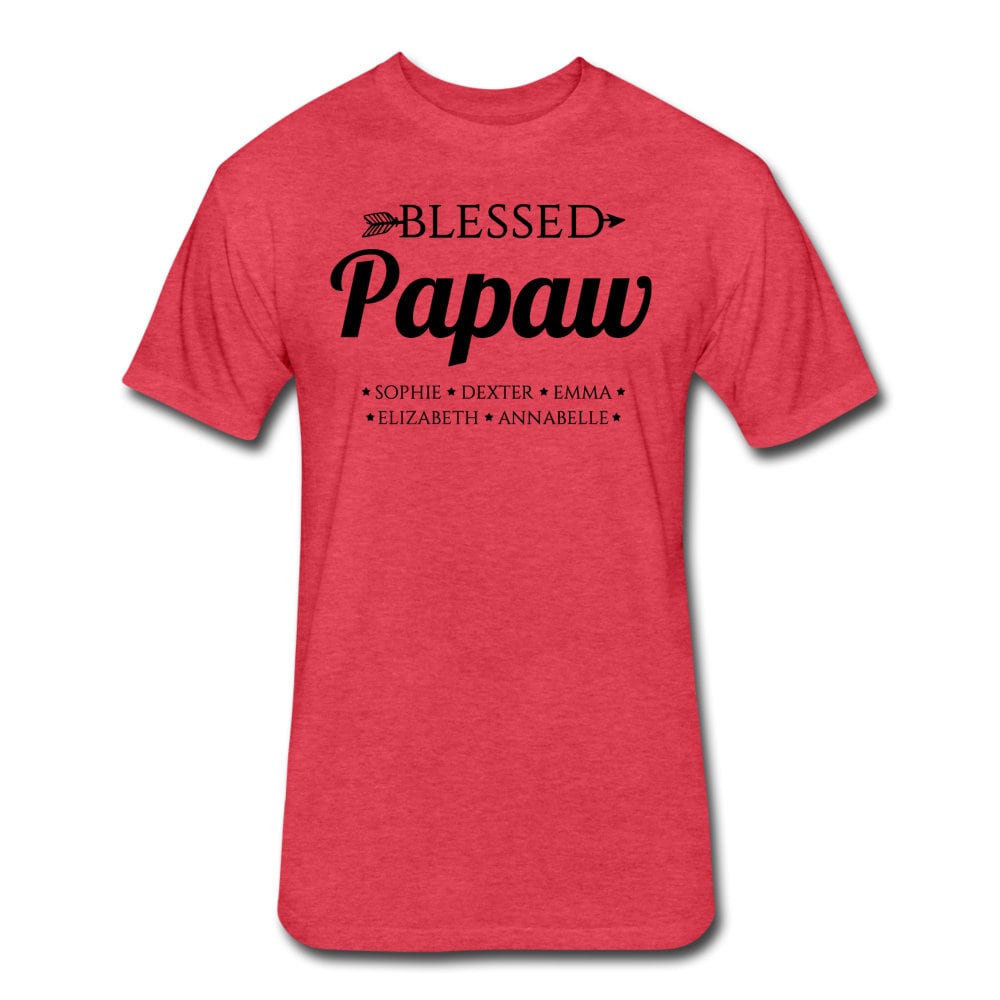 Personalized Papaw Shirt Blessed Papaw Shirt With - Etsy
