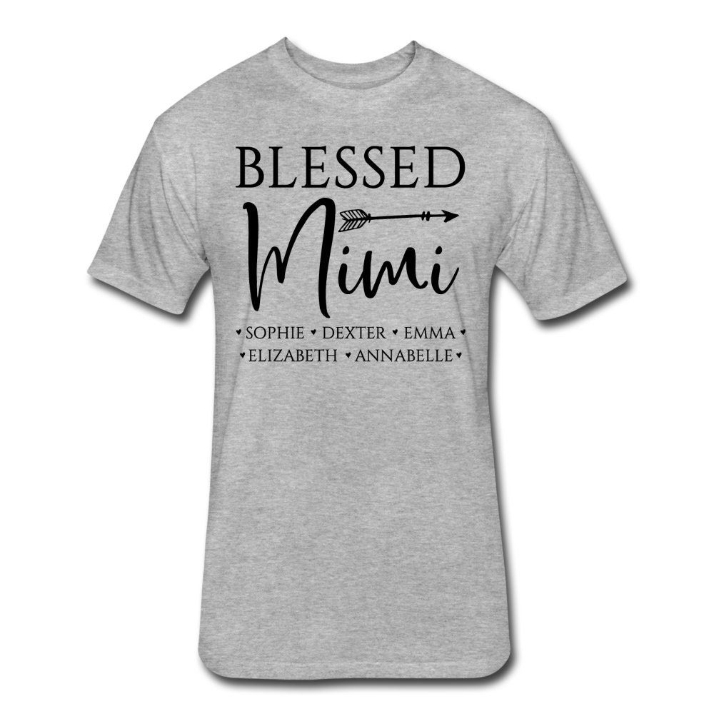 Personalized Mimi Shirt Blessed Mimi Shirt With | Etsy