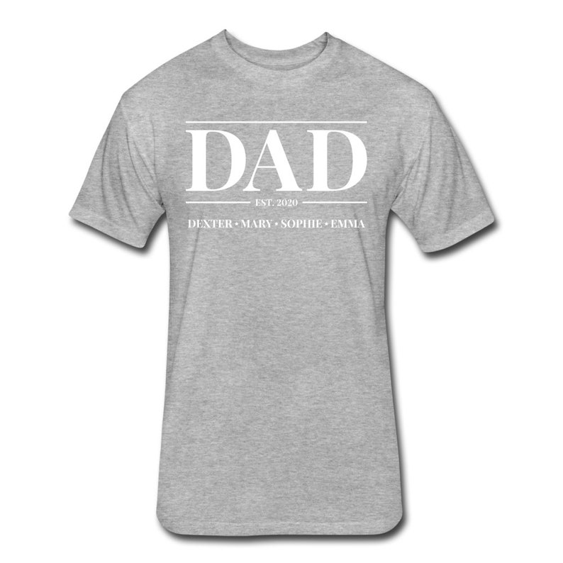 Personalized Dad Shirt With Kids' Names Custom - Etsy