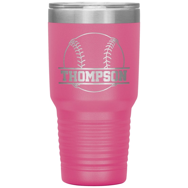Personalized Softball Tumbler Cup - Personalized Softball Travel Mug ...