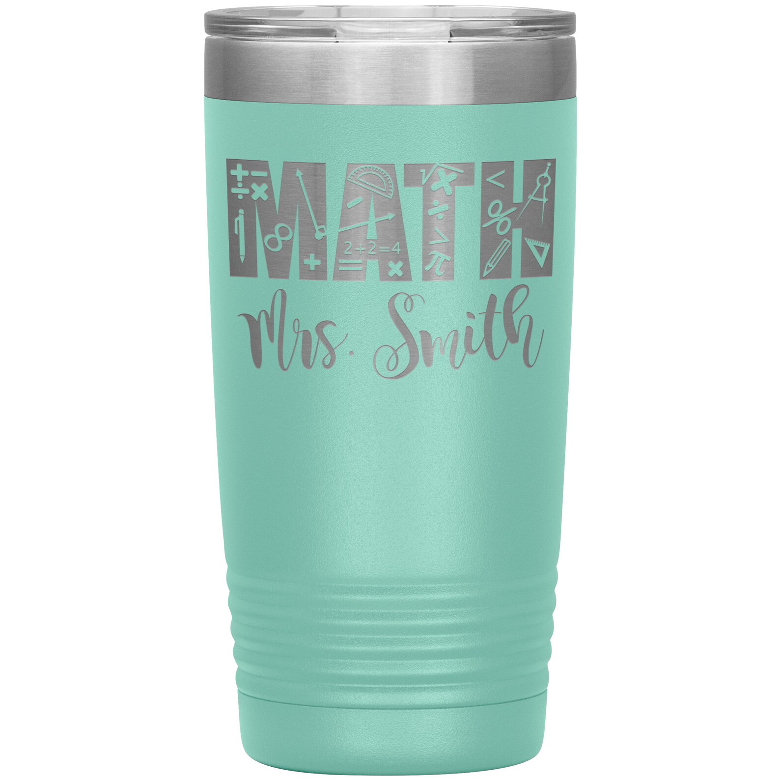Personalized Math Teacher Tumbler Cup - Personalized Math Teacher Gift ...