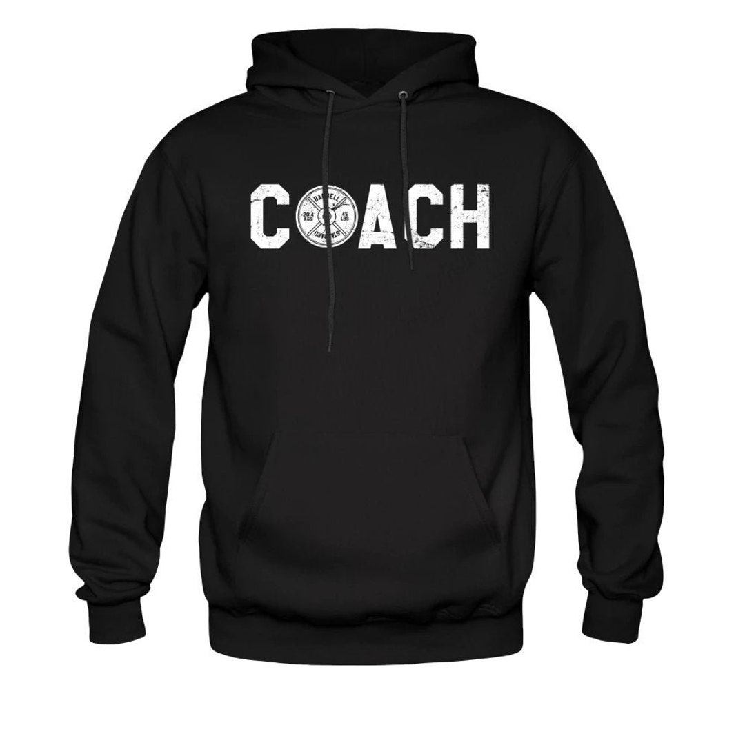 Weightlifting Coach Hoodie - Powerlifting - Bodybuilding Coach ...