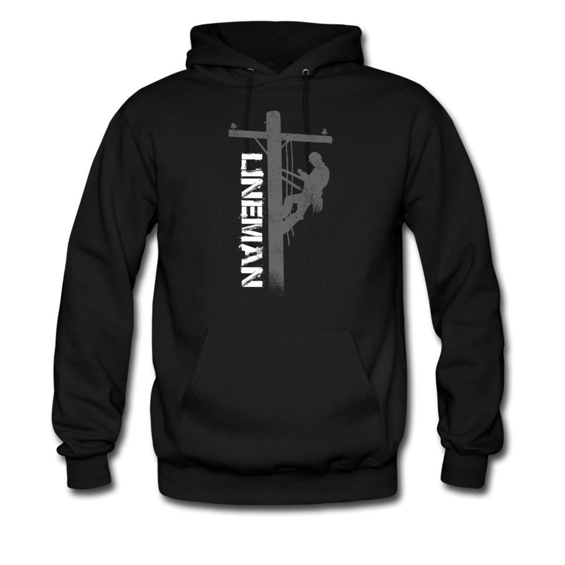 Lineman Hoodie for Men Lineman Sweatshirt Lineman Gift | Etsy