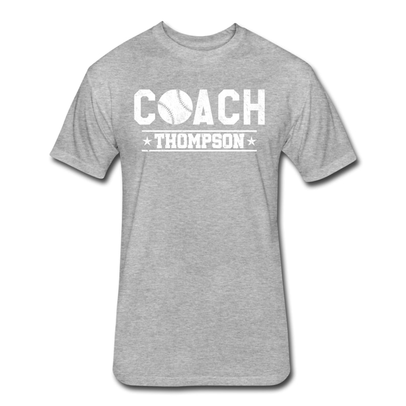 Personalized Baseball Coach Shirt With Coach's Name - Personalized ...