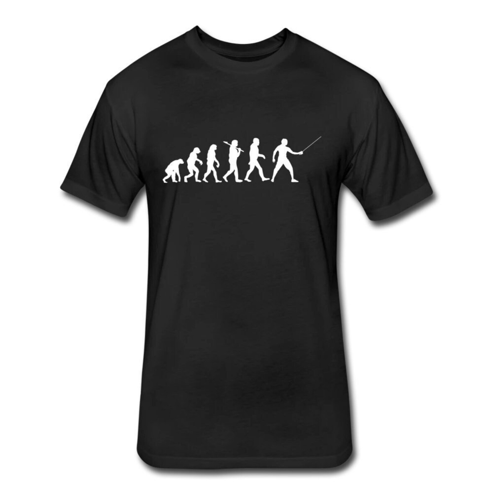 Evolution of Fencing Shirt - Fencing Gift - Fencer Shirt - Fencer Gift ...