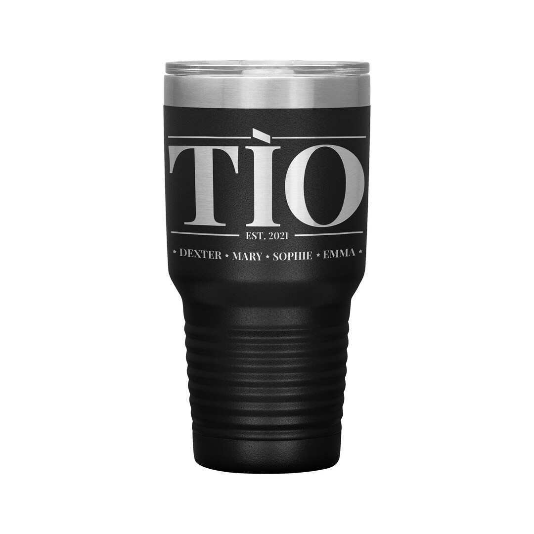 Personalized Tio Mug With Kids' Names Tio Est Tumbler Cup Custom Father ...