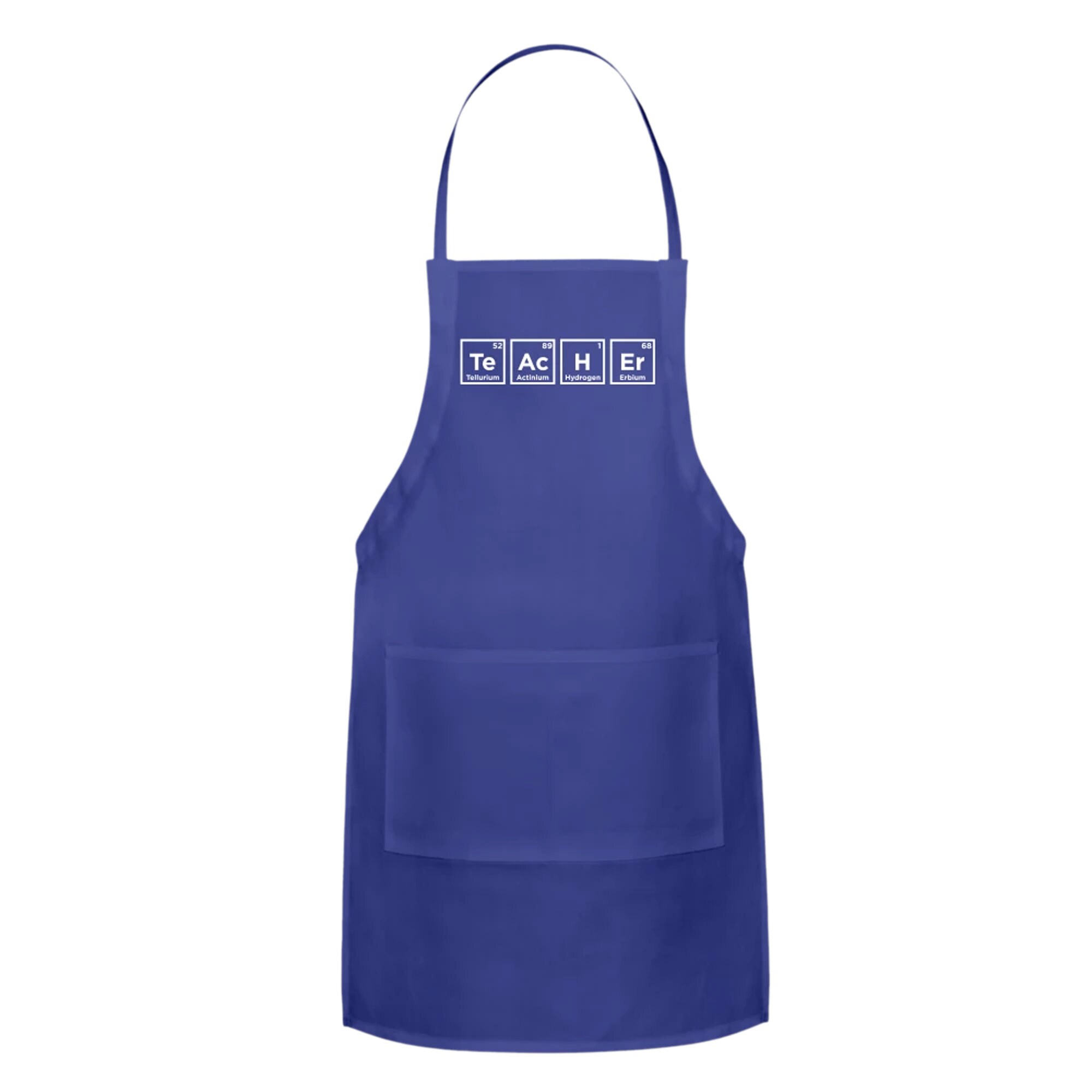Science Teacher Apron With Pockets - Teacher Periodic Table - Chemistry ...