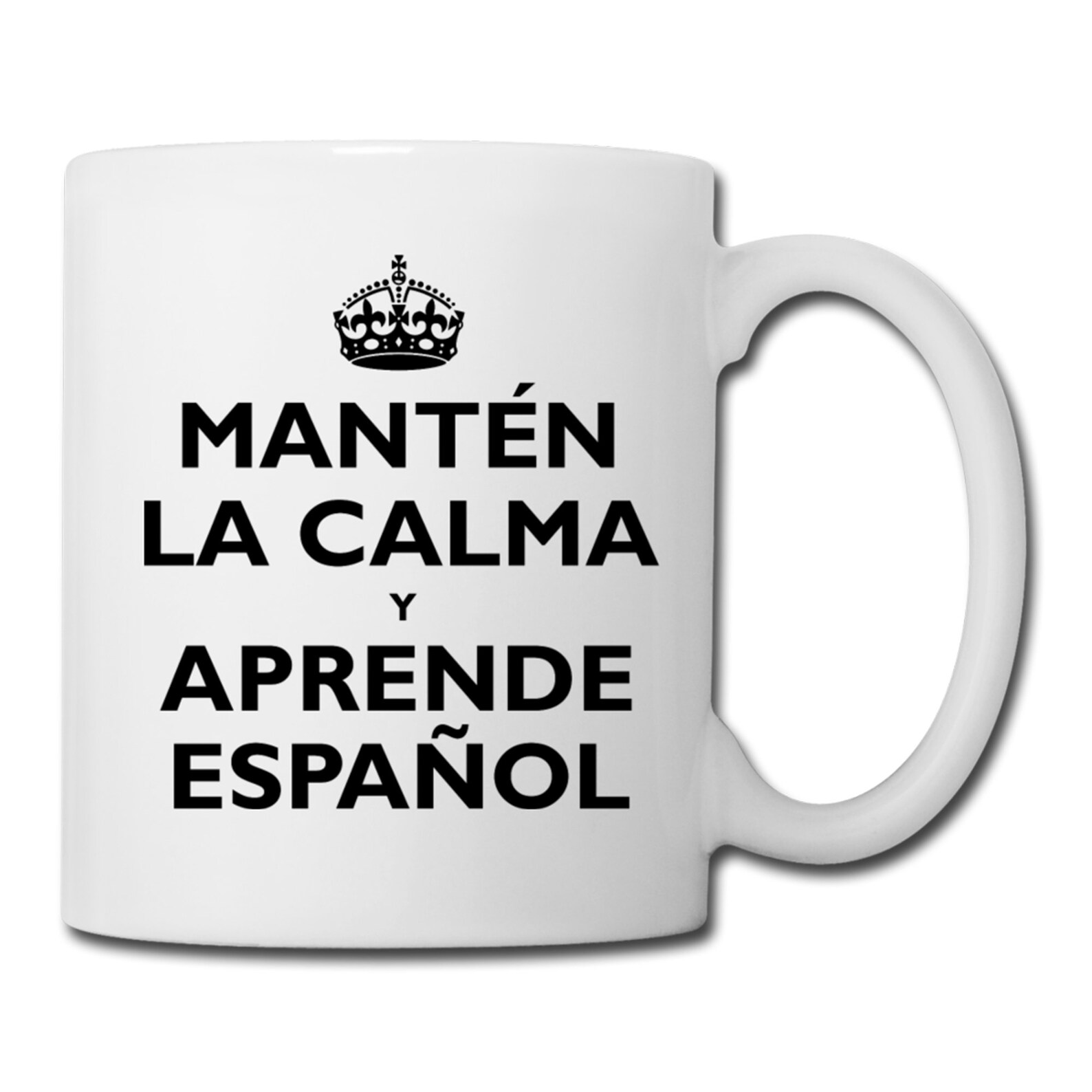 Spanish Teacher Mug - Spanish Teacher Gift - Keep Calm and Learn ...
