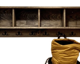 Wall Coat Rack Shelf - Etsy