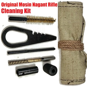 USSR Soviet Army Mosin Nagant Rifle Cleaning Kit Canvas Bag 6 Tools Set Screwdriver 75 95 ...