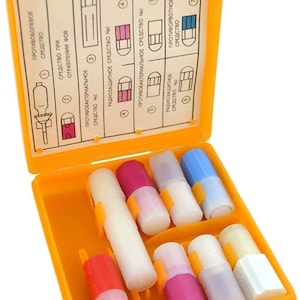 Soviet Russian Army AI-2 Box Individual First Aid Medical Kit Nuclear ...