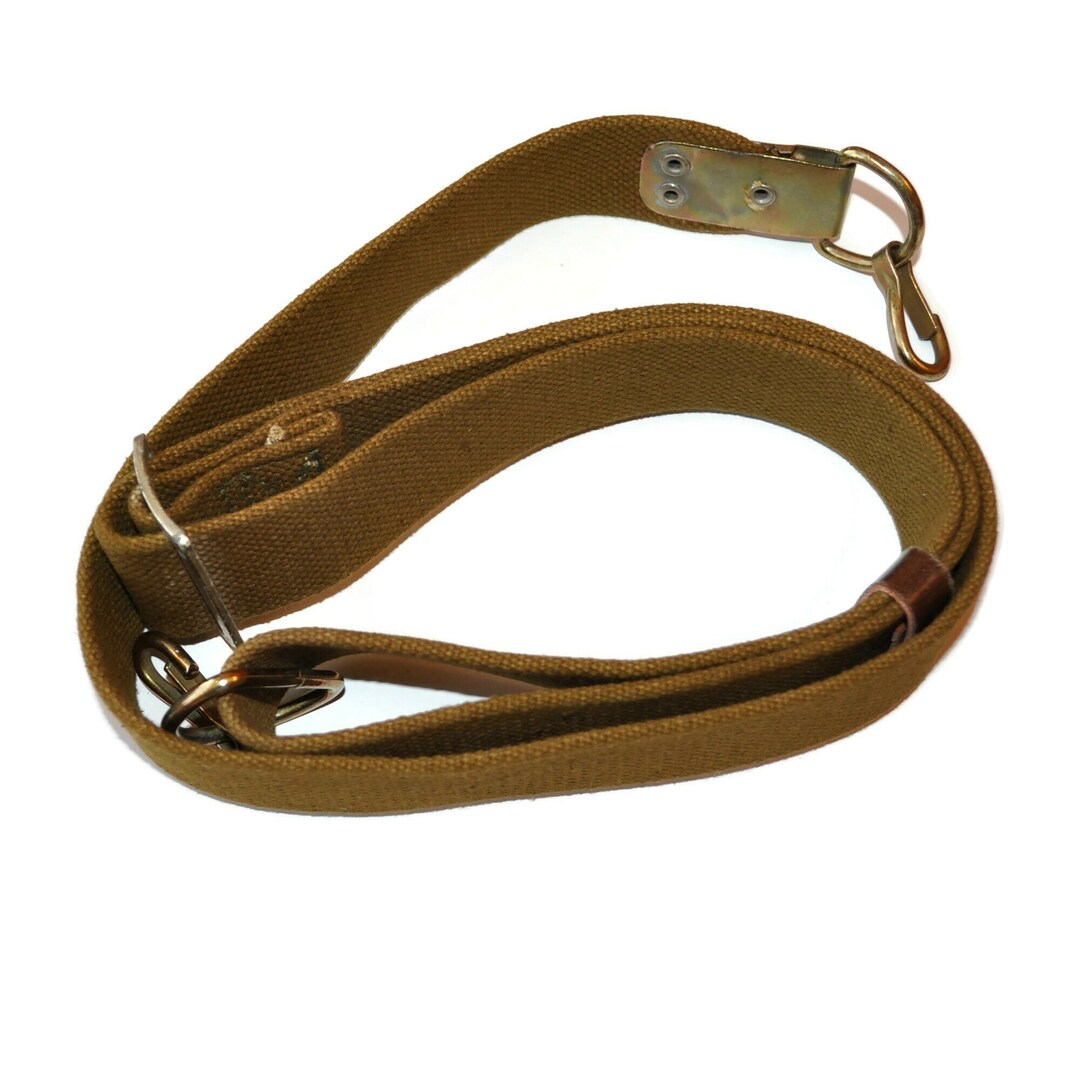 USSR Original Soviet Rifle Carrying Sling Belt With 2 Hooks Adjustable ...