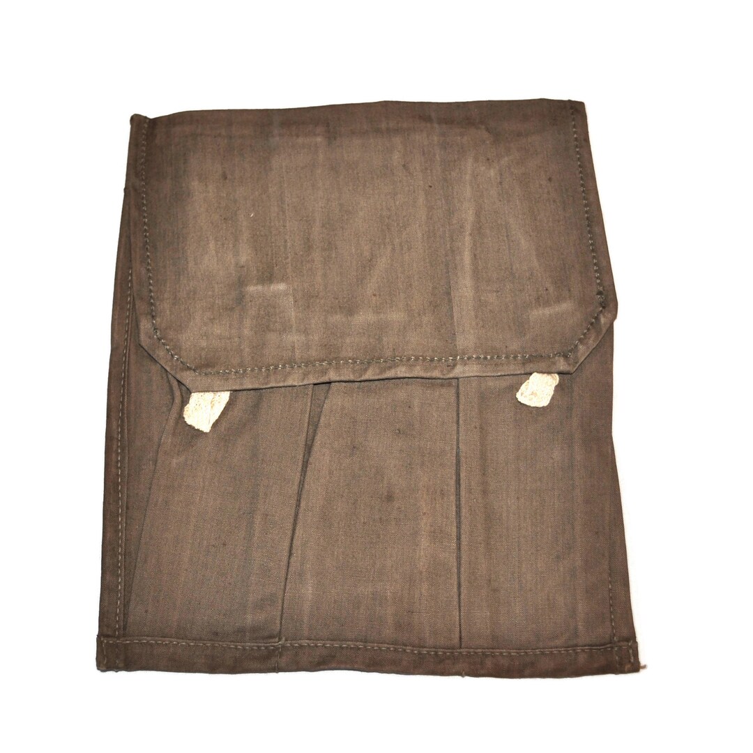 Soviet Russian Army Authentic Ppsh Box Magazine 3 Cells W Pocket Pouch ...