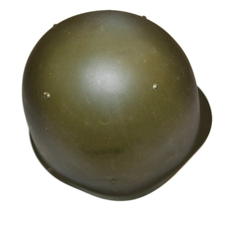 USSR Russian Soldier Steel Helmet Ssh-60 Green Kaska Shlem - Etsy