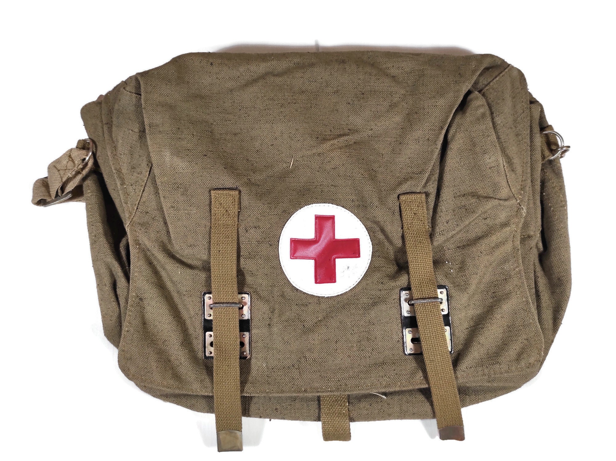 Soviet Russian Army Medical Sanitary Bag Military Combat First Aid ...