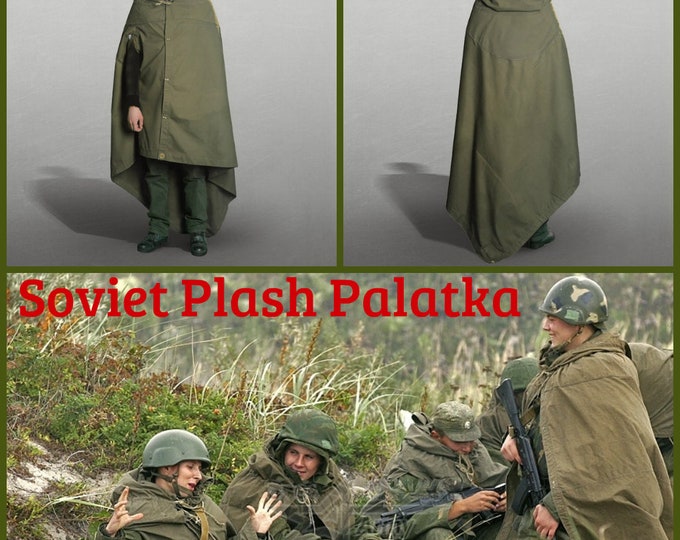 USSR Soviet Russian Army Soldier Field Gear Rain Coat Cloak - Etsy