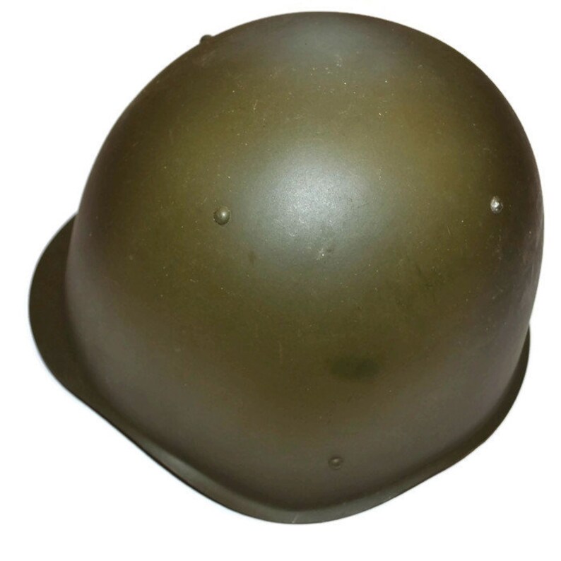 USSR Russian Soldier Steel Helmet SSh-60 Green Kaska Shlem | Etsy