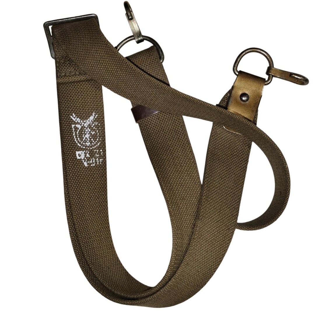 USSR Original Soviet Rifle Carrying Sling Belt With 2 Hooks Adjustable ...