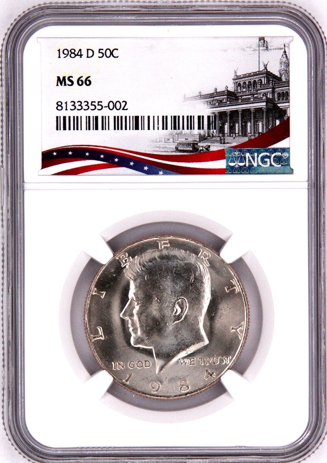 1984 D Kennedy Half Dollar, Graded MS 66 by NGC - Etsy