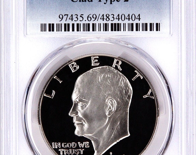 1976-S Eisenhower Clad Type 2 Proof Dollar Graded PR69DCAM by PCGS - Etsy