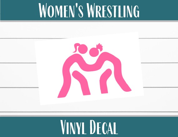 Women's Wrestling Vinyl Decal | Etsy UK