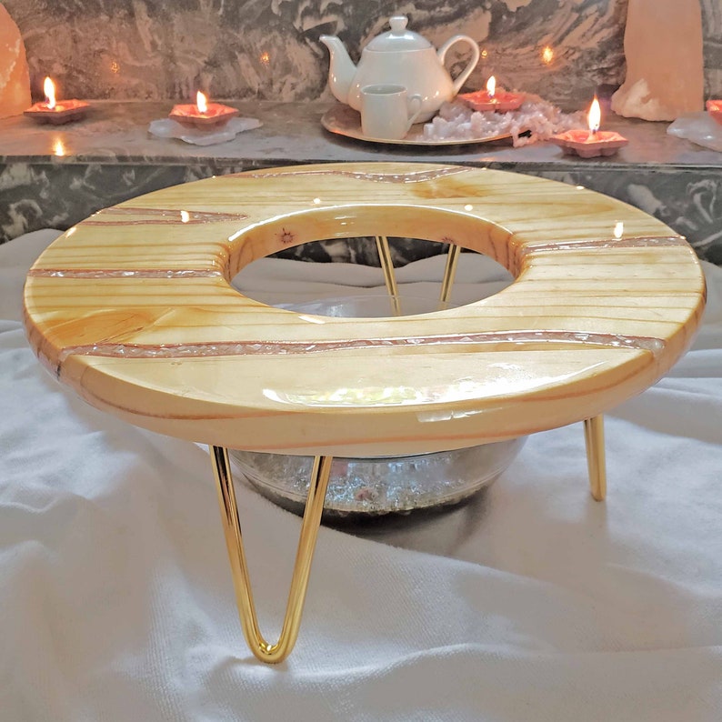 Yoni Steam Seat With Rose Quartz Inlay and Copper Metal in Non-toxic ...