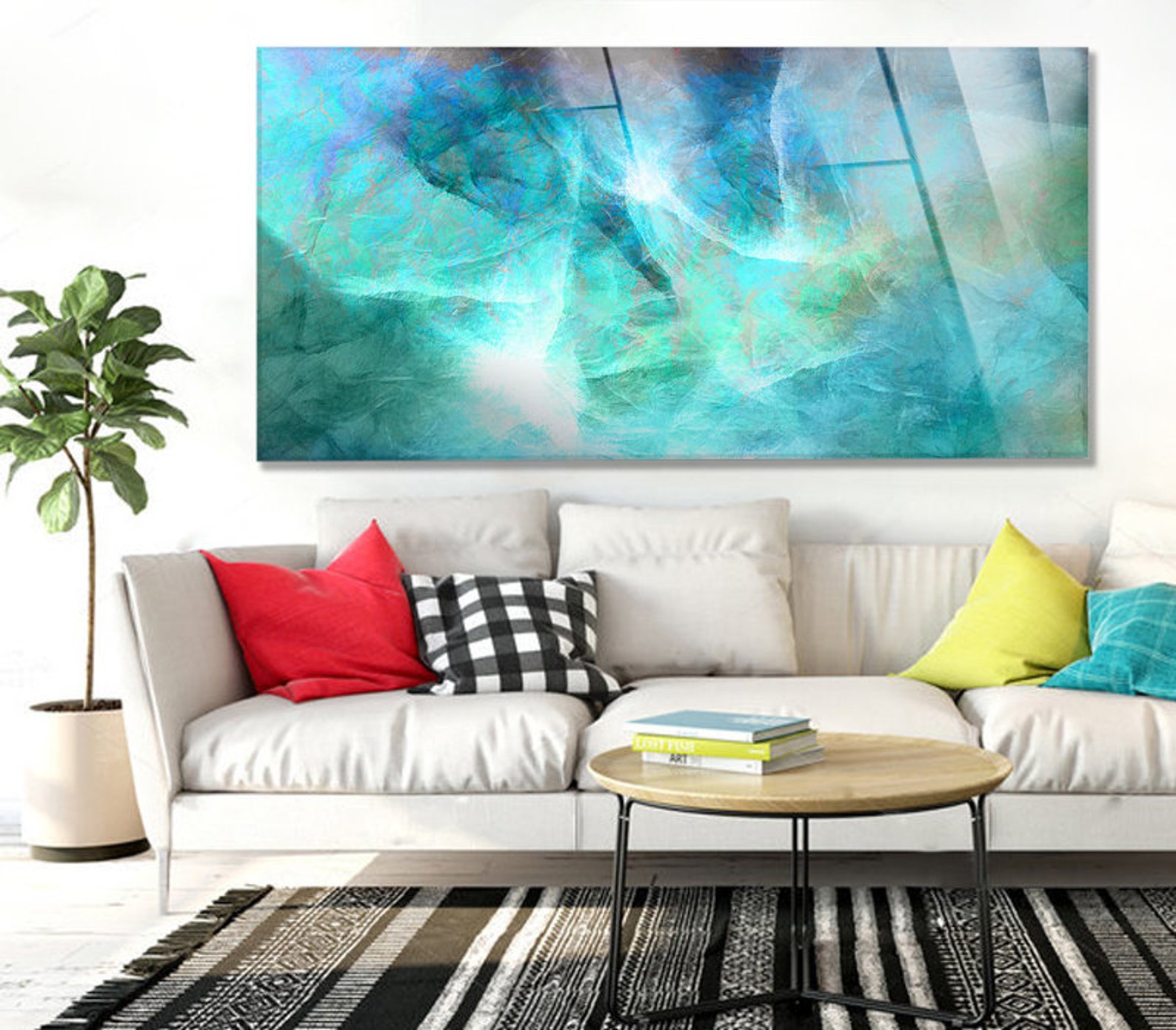 Plexiglass Paintings Prints on Acrylic Glass Abstract Design - Etsy