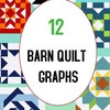 Instant Download - Wood Barn Quilt Designs - 4 - (full Color Graphs in ...
