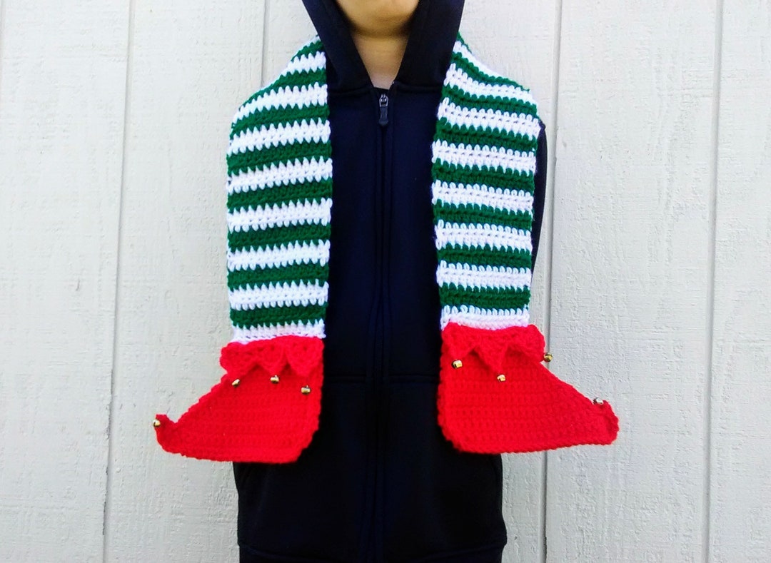 Elf Legs Scarf - Crochet Pattern - Etsy