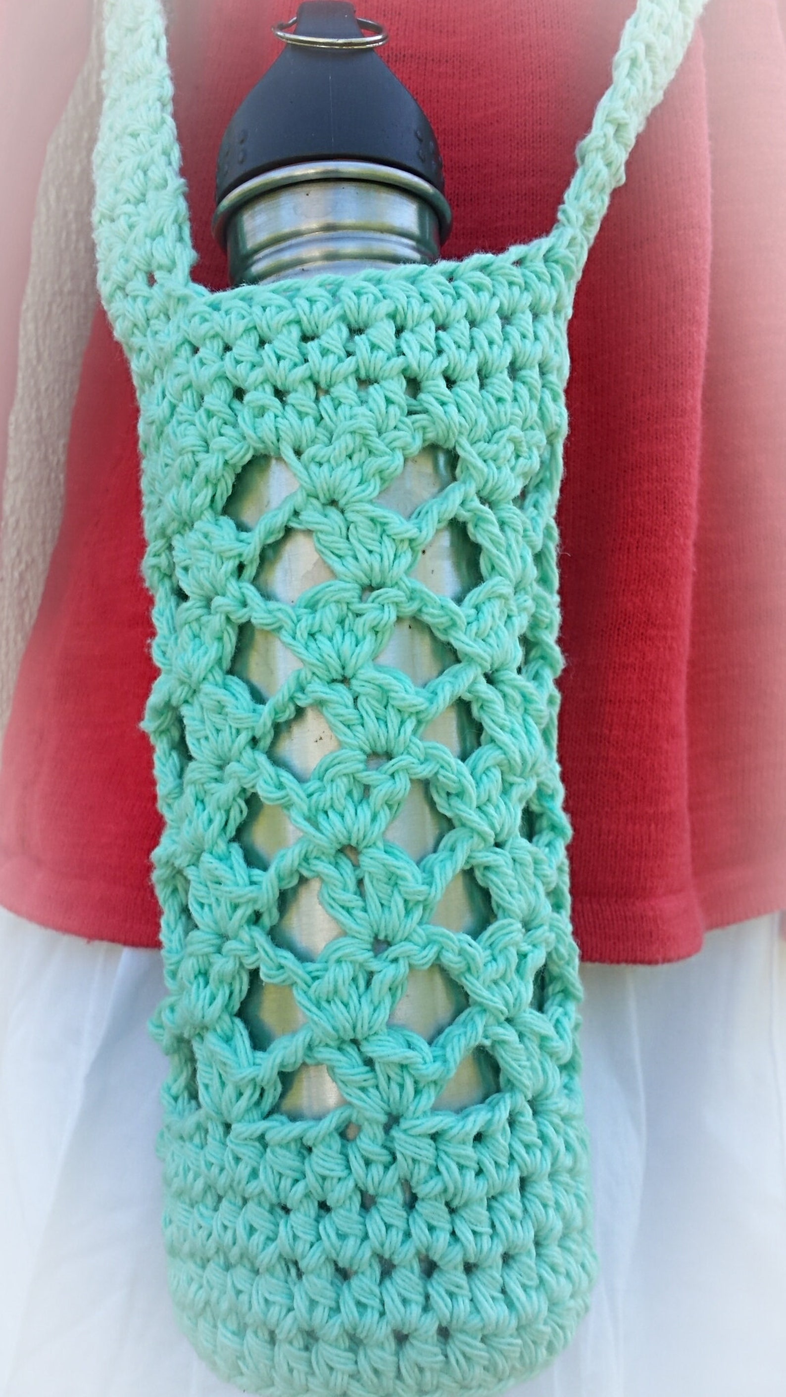 Water Bottle Sling - Crochet Pattern - Etsy
