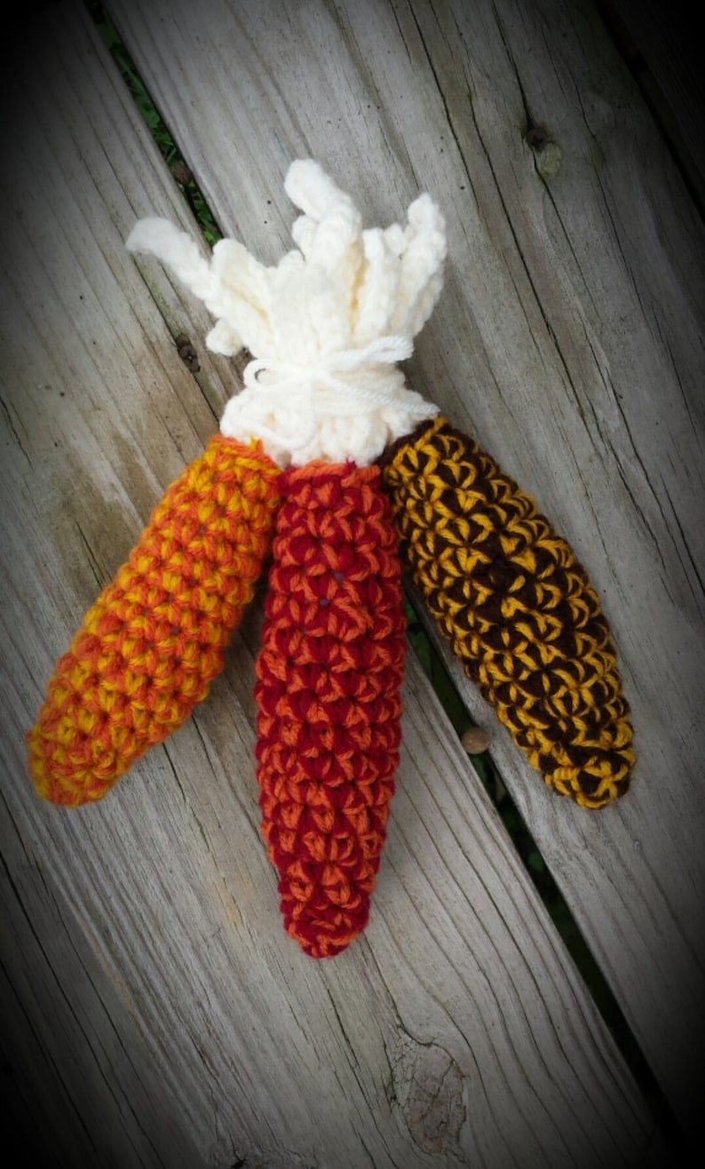 Indian Corn Door Decor Crochet Pattern - Etsy