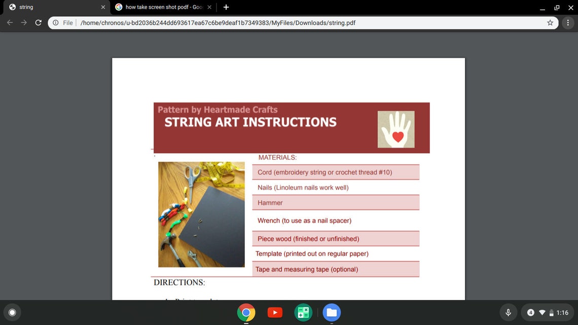Deer Buck Head String Art Template Pattern With Directions - Etsy