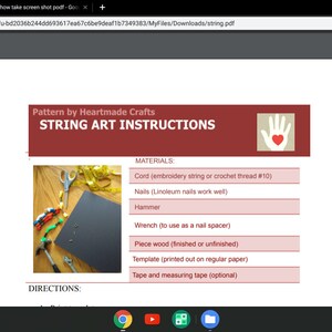 Deer Buck Head String Art Template - Pattern With Directions (pdf ...