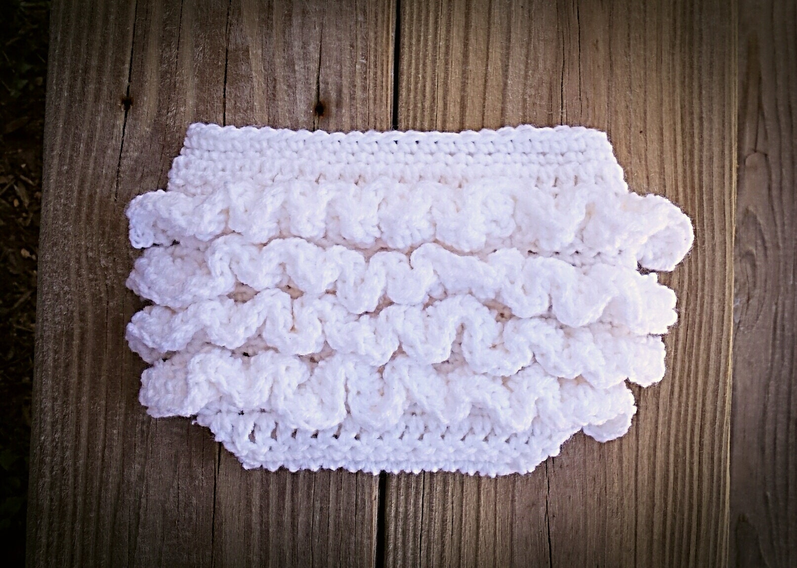 Ruffled Diaper Cover and Headband Photo Prop Set - Pdf Crochet Pattern ...